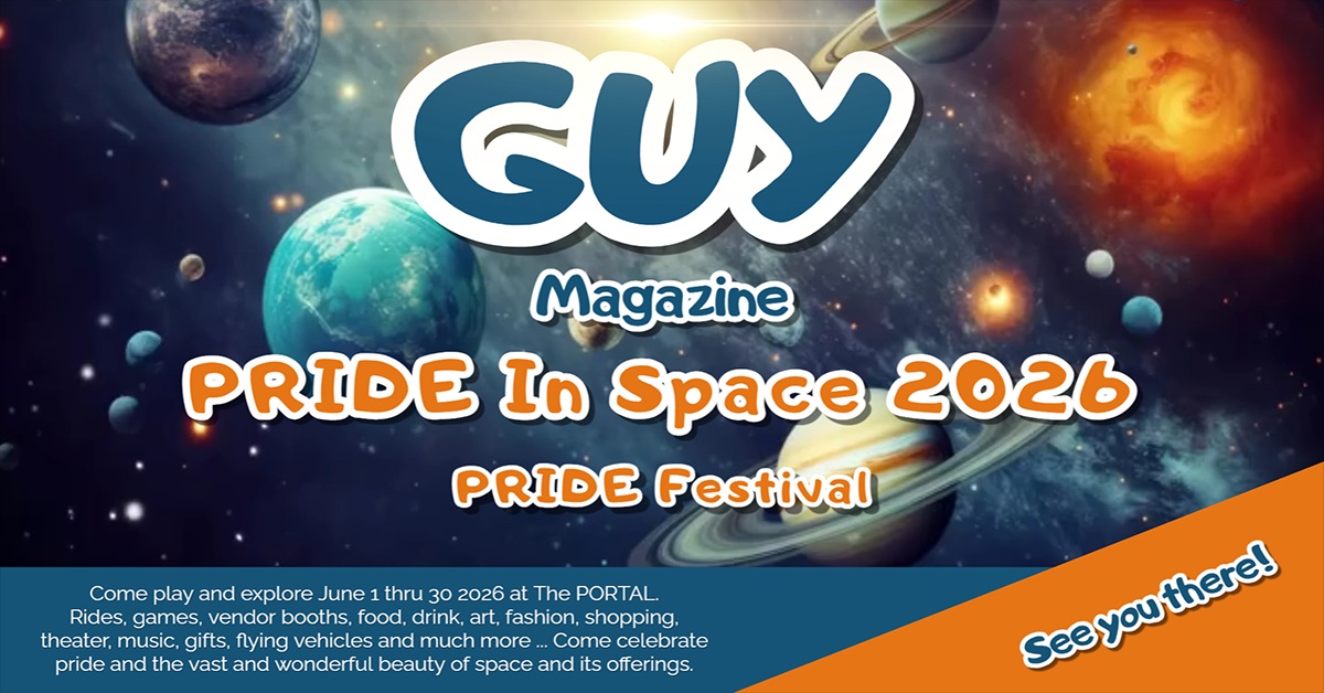 GUY Magazine PRIDE In Space 2026 – Beam Me Up! - Seraphim